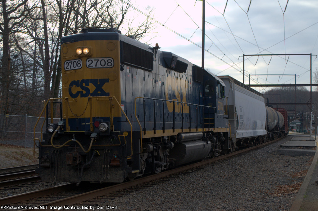 CSX GP38-2 2708 leads C770-26